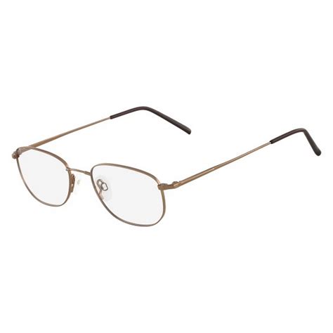 Flexon Flexon 600 200 Shiny Brown Eyeglasses Man