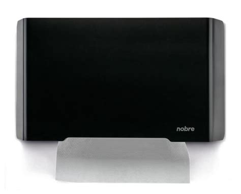 Dispenser Papel Toalha Interfolhado Inox Preto Select Nobre