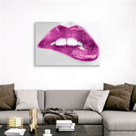 Luscious Pink Canvas Wall Art Print Home Decor Ebay