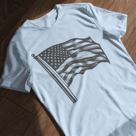 Flag Of Freedom Waves Svg Design For Cricut And Silhouette