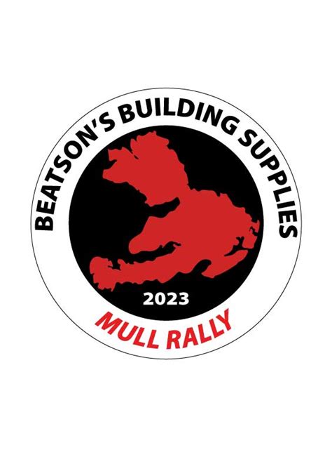 Mull Rally 2023 Sticker Island Mull Rally Shop