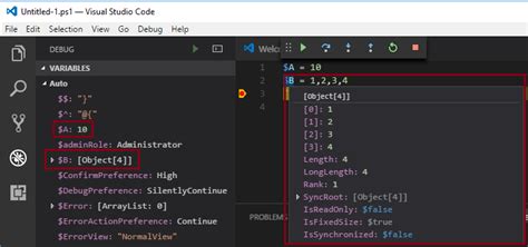 Debugger Not Showing Value Of Variables · Issue 452 · Powershellvscode Powershell · Github