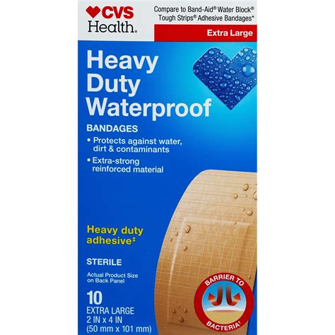 Cvs Health Heavy Duty Waterproof Extra Large 10 Ct