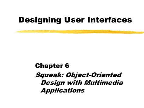 Designing User Interfaces Ppt Download
