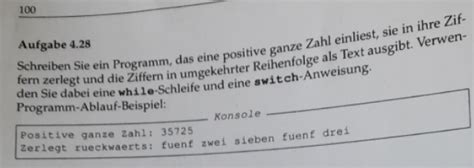 Wie Kann Man Ein Integer Als String Rückwärts Mit Switch Case Ausgeben Computer Spiele Und