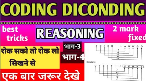 Coding Decoding Reasoning Tricks Coding Decoding Short Tricks In Hindi Hindi Me Coding