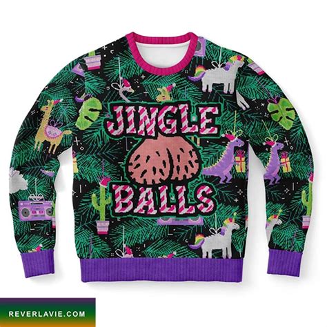 Funny Jingle Balls Ugly Sweater Rever Lavie
