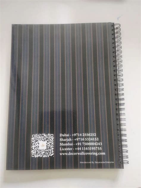 Laminated Paper Spiral Bound Wiro Binding A5 Notebook For Office