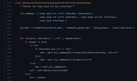 Add Show Ipv Interface To ShowIpv VrfAllInterface Class By Oianson Pull Request
