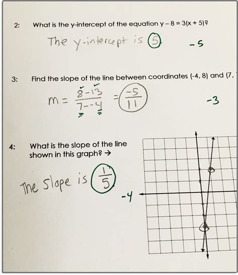 Scaffolded Math And Science Simple Math Test Corrections Template For