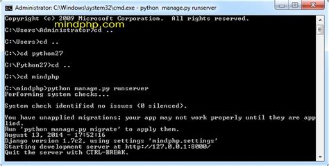 การติดตั้งและ เริ่มใช้งาน Django Framework เว็บบอร์ด Php เว็บส่งเสริม