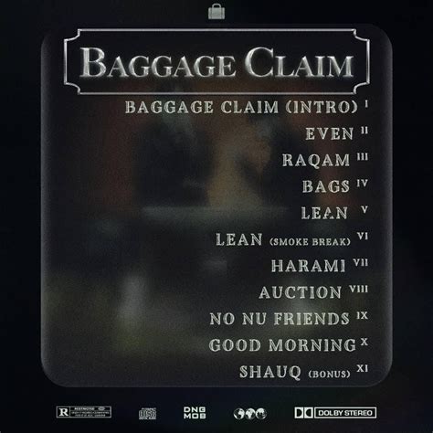 Smoke And Qaab Baggage Claim Tracklist Rindianhiphopheads