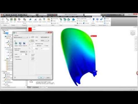 Autodesk Nastran In CAD Nonlinear Static Analysis