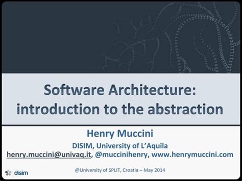 Model Based Software Architectures Ppt