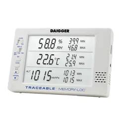 Daigger Traceable Memory Loc Datalogging Barometer