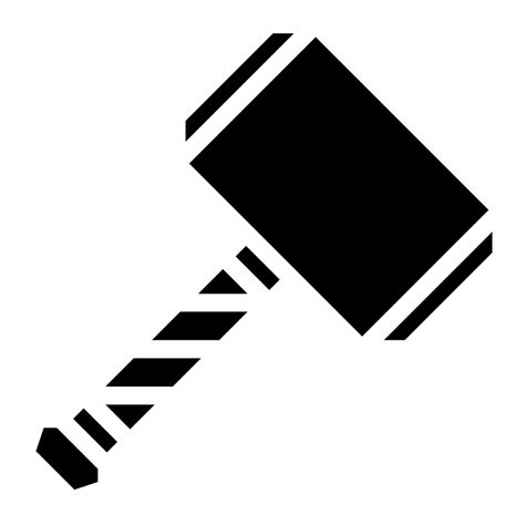 Thor Hammer Vector Svg Icon Svg Repo