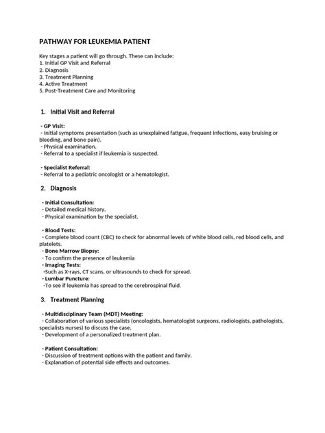 Leukemia Pathway Pdf
