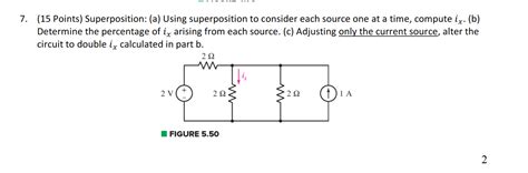 Solved 15 Points Superposition A Using Superposition To