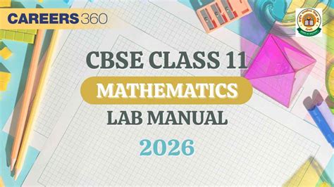 Cbse Class 11 Maths Lab Manual 2025 26 Activities Solutions Practicals Pdf Download