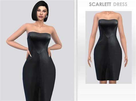 The Sims Resource Scarlett Dress