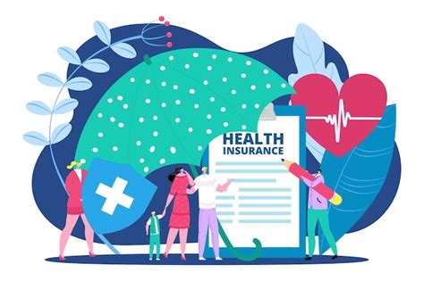 Document Dassurance Maladie Pour Illustration Vectorielle Familiale