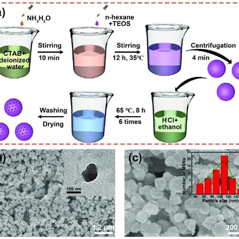 A A Schematic Diagram Of The Fabrication Process For Mesoporous