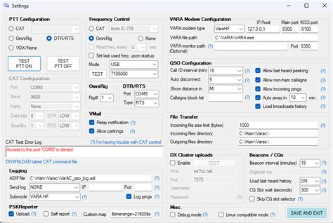 Serial Port Access Denied With Omnirig And Dtrrts Varac