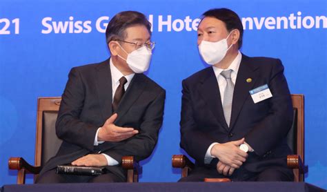 Nbs “4자구도 윤석열 34 이재명 33지지율 격차 3p→1p” Sbs Biz