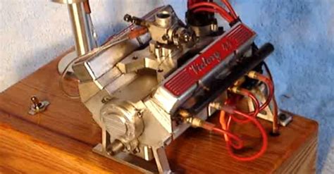 Introducing The World S Smallest Running V8 Engine Alt Driver