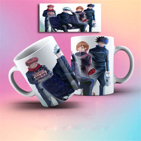 Caneca Jujutsu Kaisen Team Gojo Shopee Brasil