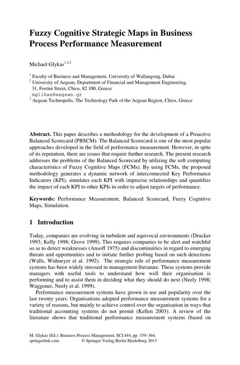 Pdf Fuzzy Cognitive Strategic Maps