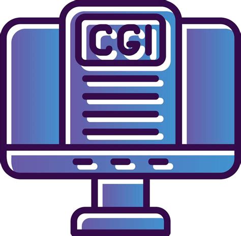 Cgi Vector Icon Design 21224618 Vector Art At Vecteezy