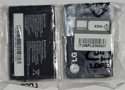 LG LGIP 430A OEM Battery GS170 420g Invision CB630 KP210 KP105 KF310
