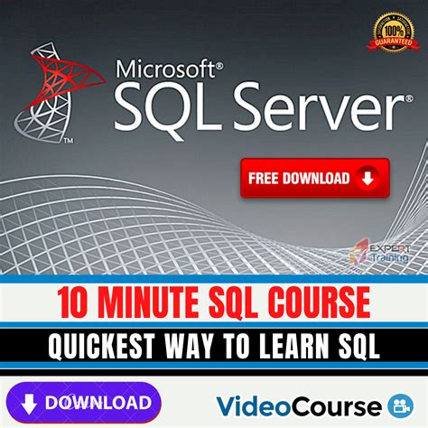 10 Minute Sql Course ‑ Quickest Way To Learn Sql Expert Training