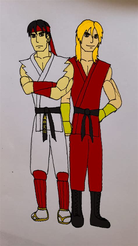 Street Fighter Au Ryu And Ken By Ryukanglivesagain On Deviantart