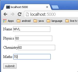 Flask Sending Form Data To Template