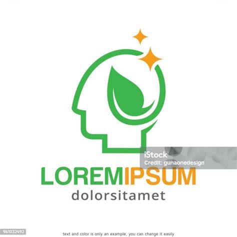 생각 하는 에코 기호 서식 파일 디자인 벡터 상징 디자인 컨셉 창조적인 기호 아이콘 Lorem Ipsum에 대한 스톡 벡터 아트