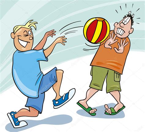 Niños Jugando A La Pelota — Vector De Stock © Izakowski 3926850