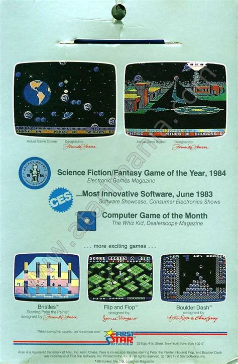 Atari 400 800 Xl Xe Astro Chase Scans Dump Download Screenshots