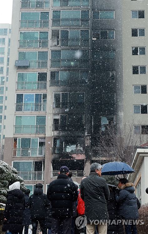 성탄절 화재 참변7개월 딸 안고 뛰어내린 30대 아빠 하늘로종합2보 나무뉴스