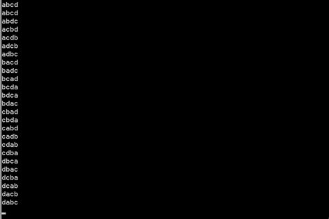 字符串全排列算法 Csdn博客