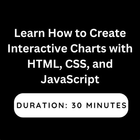 Learn How To Create Interactive Charts With Html Css And Javascript