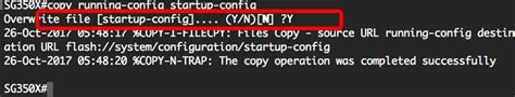 Update Configuration Files On A Switch Through The CLI Cisco