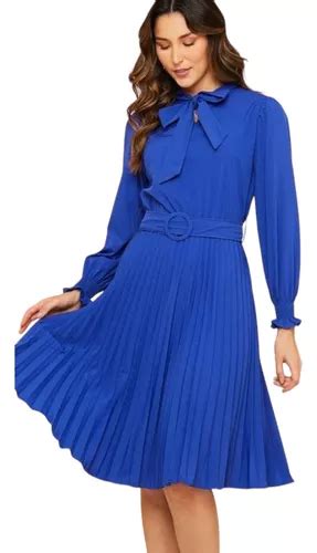 Vestidos Evang Licos God Cinto Midi Manga Longa La O Frete Gr Tis