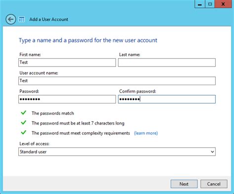 allow remote desktop control to a standard domain user