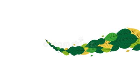 Curve Leaf Wave Stock Vector Illustration Of Geometric 122995746