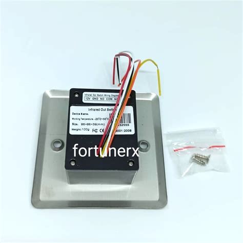 jual s404dllp exit button push button tombol contactless no touch door infrared xs540 shopee