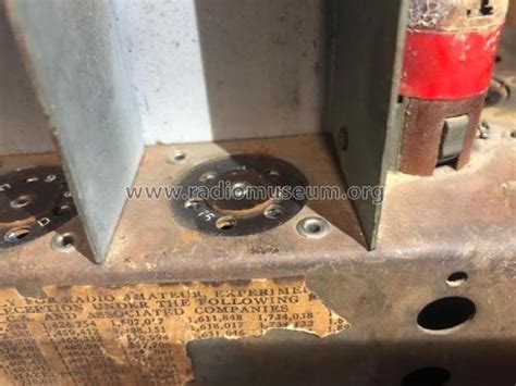 Sherwood Radio Unknown Custom Built Usa Build 1934