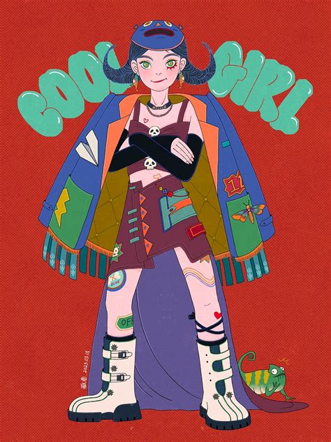 拽酷少女薇卷 站酷zcool