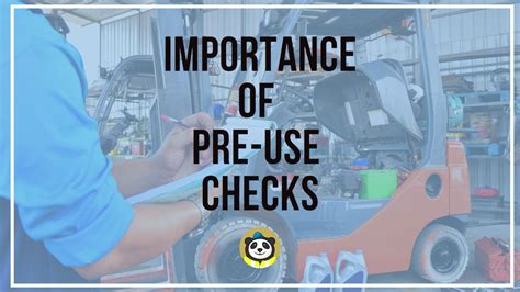 The Importance Of Forklift Pre Use Checks Ensuring Safety And Efficiency